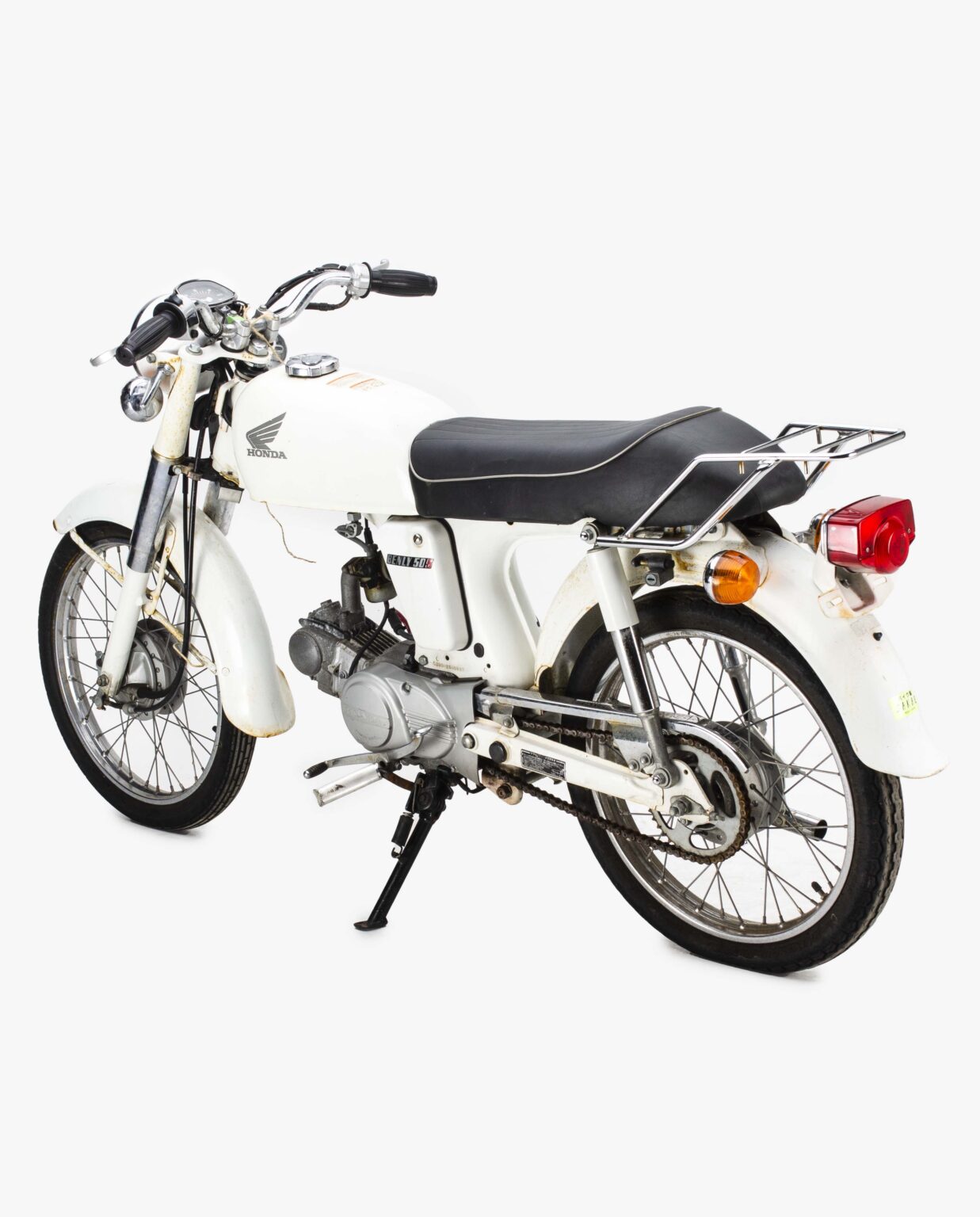 Honda Benly 50S White - 7679 km · Fourstrokebarn Honda & Parts