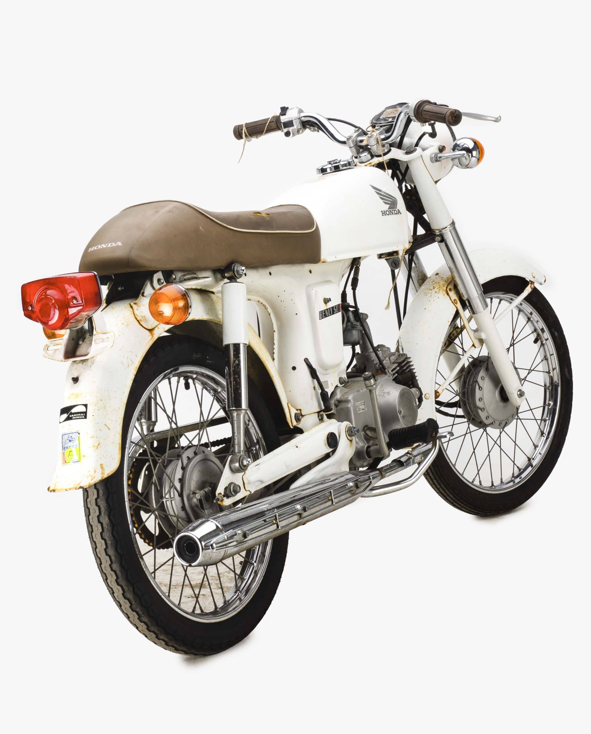 Honda Benly 50S White · Fourstrokebarn Honda & Parts