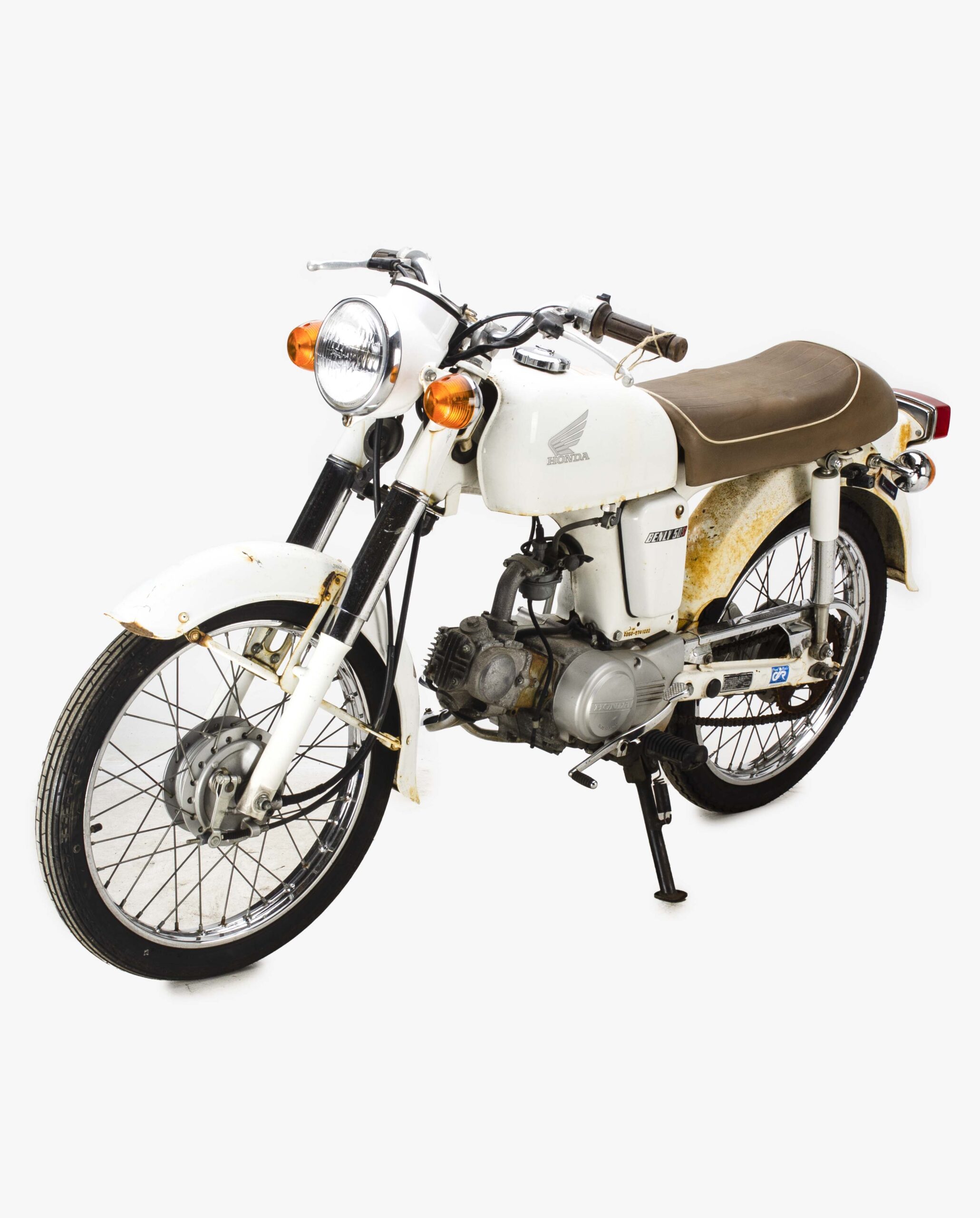 Honda Benly 50S Wit · Fourstrokebarn Honda & Parts