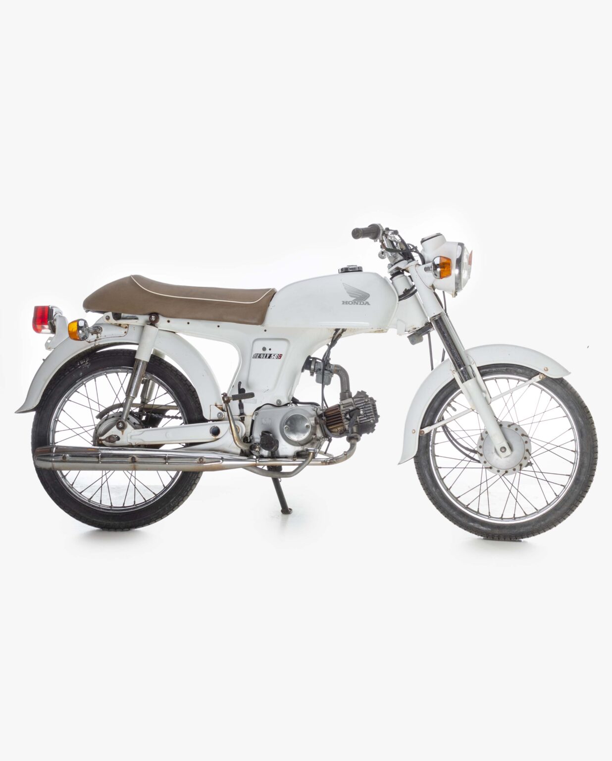 Honda Benly 50S white - 74455 km · Fourstrokebarn Honda & Parts