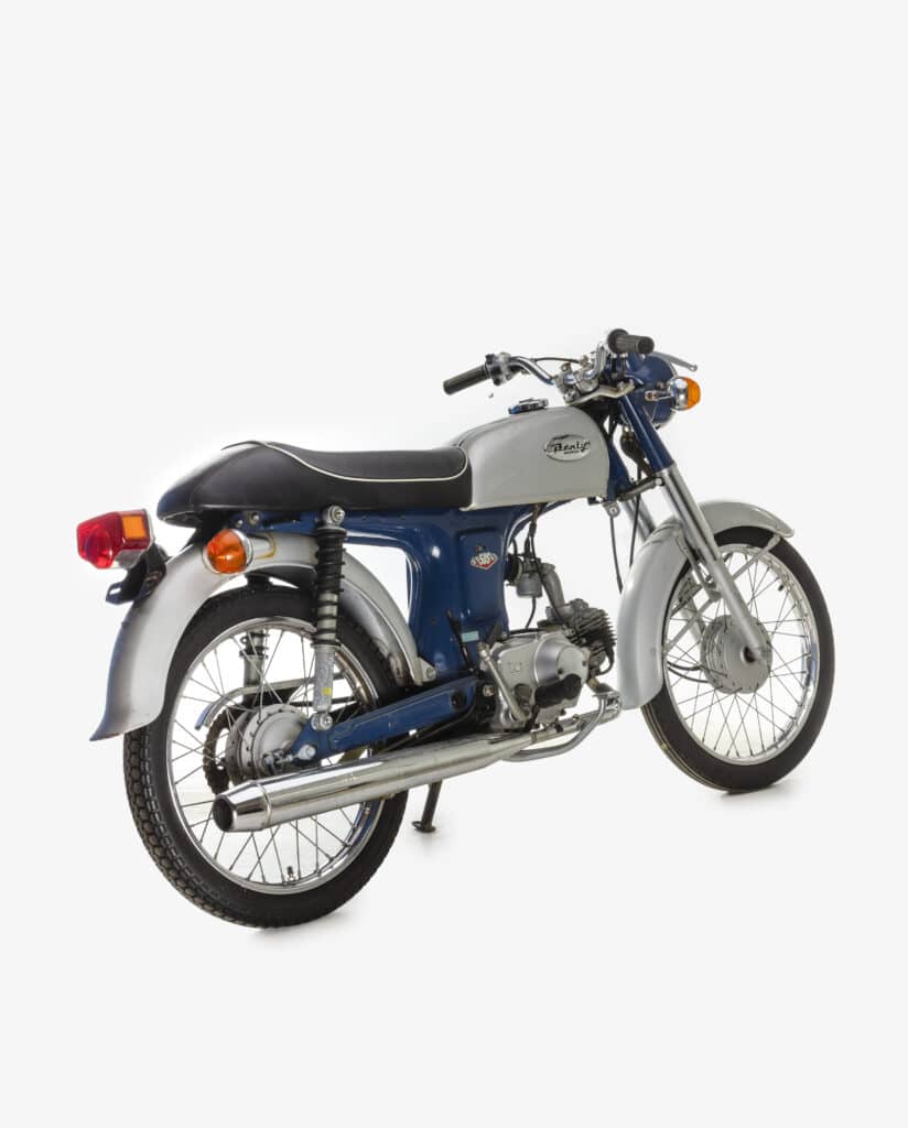 Honda Benly 50S blue-silver - 23198 km · Fourstrokebarn Honda & Parts