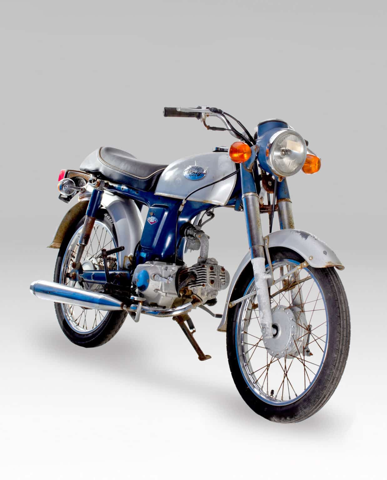 Honda Benly 50S blue-silver - 36982 km · Fourstrokebarn Honda & Parts