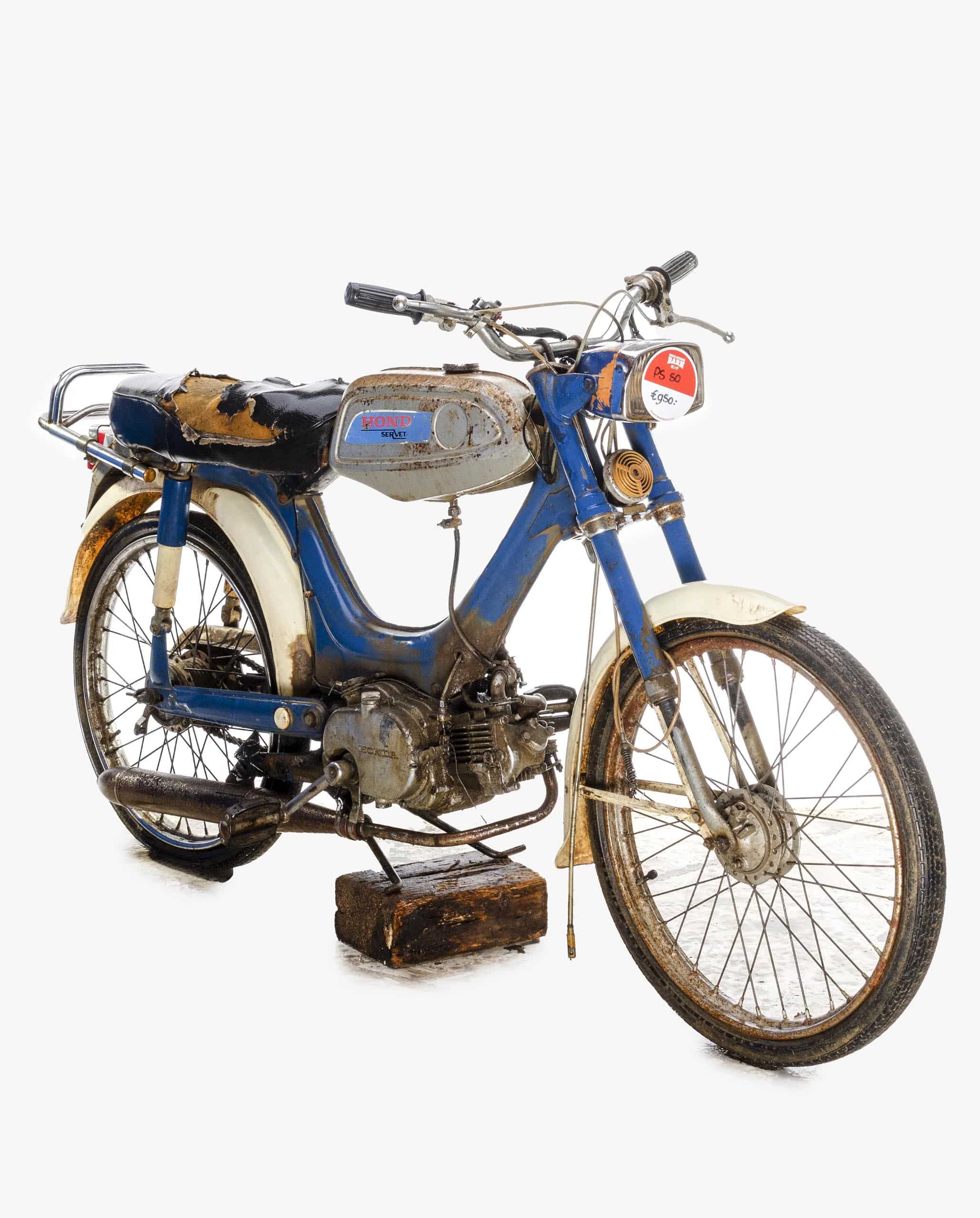 Honda PS50 Serveta bleu - 7789 km · Fourstrokebarn Honda & Parts
