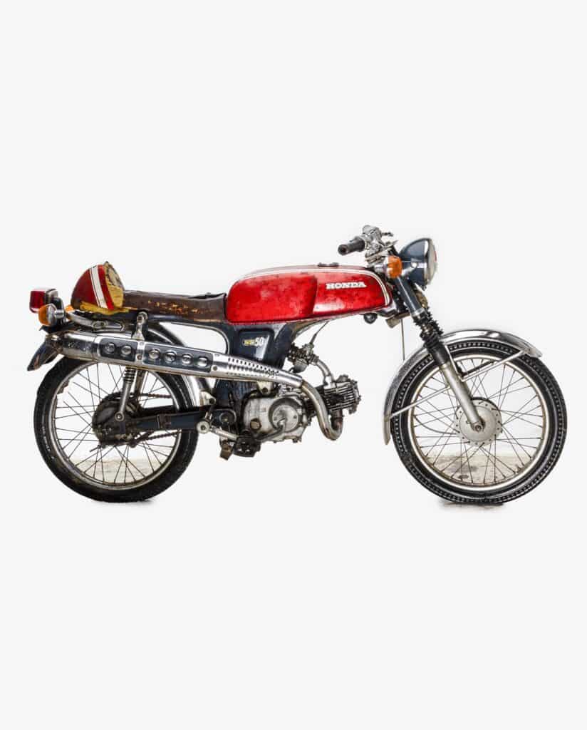 Honda SS50 k1 red · Fourstrokebarn Honda & Parts