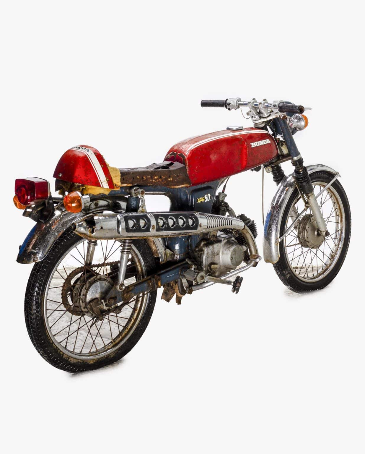 Honda SS50 k1 red · Fourstrokebarn Honda & Parts