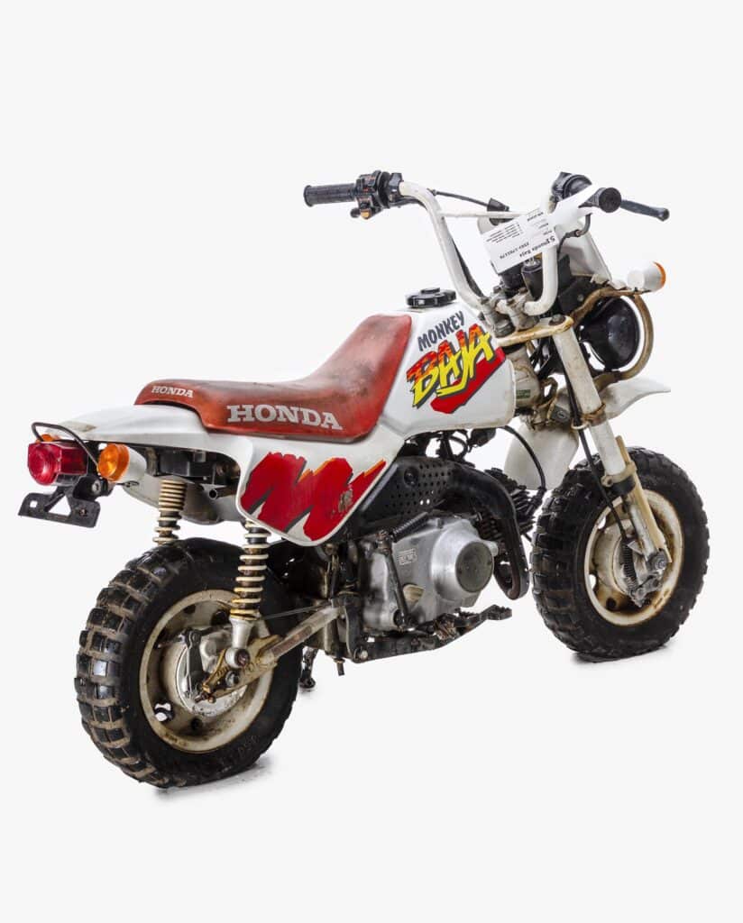 Honda Monkey Z50J Baja White - 7117 km. · Fourstrokebarn Honda & Parts