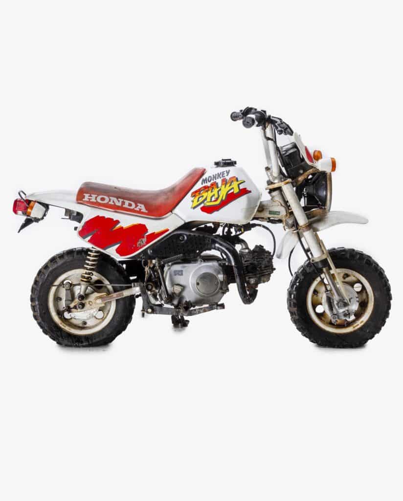 Honda Monkey Z50J Baja White - 7117 km. · Fourstrokebarn Honda & Parts