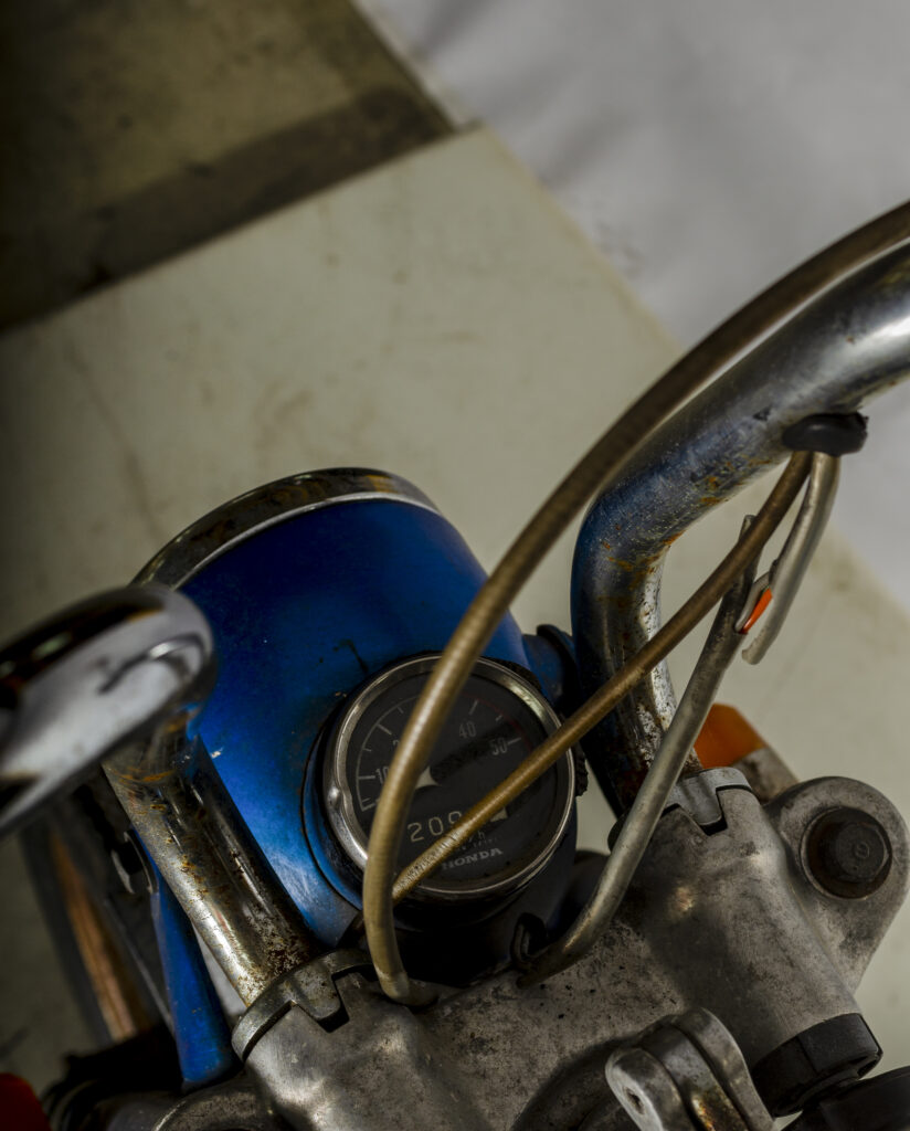 Honda Monkey Z50Z blue - 2099 km · Fourstrokebarn Honda & Parts